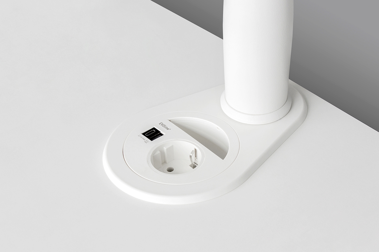 EVOline® Circle80 - The three-in-one socket outlet for furniture ...
