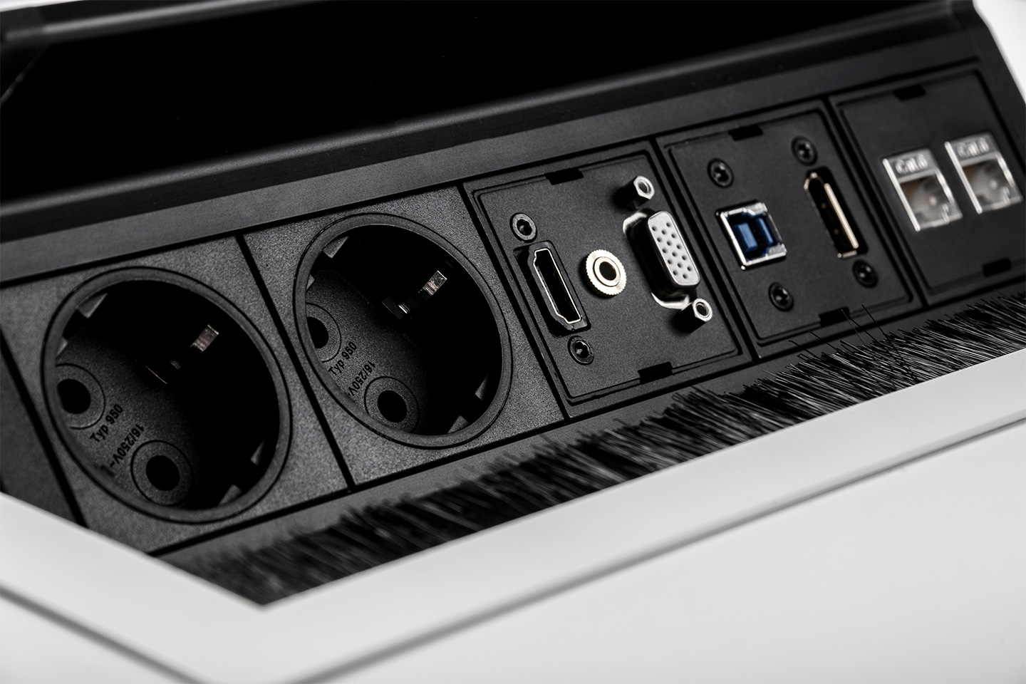 EVOline® FlipTop Push - The configurable connector strip that hides ...
